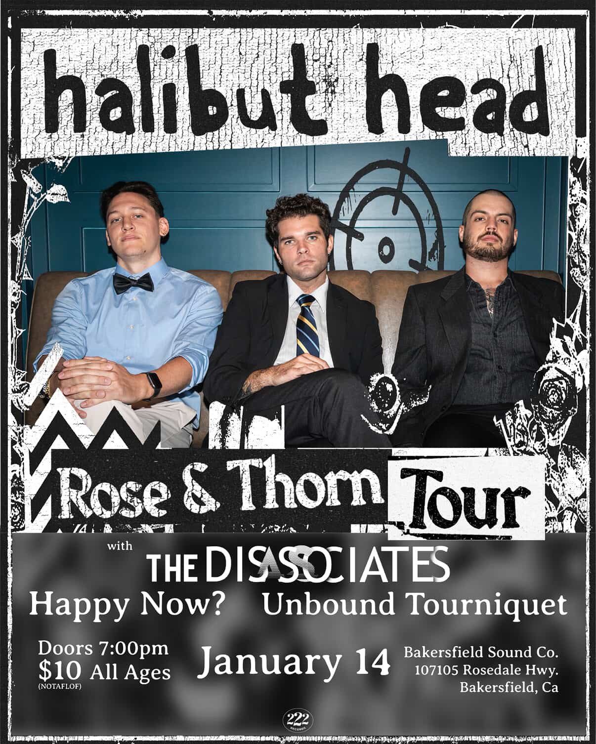 BSCo. Presents: Halibut Head with The Dissociates, Happy Now?, Unbound ...